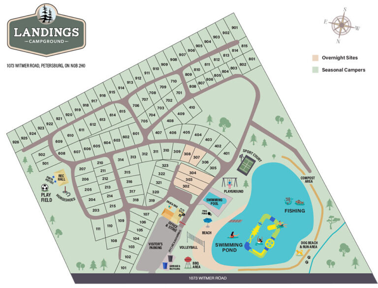 Park Map | Landings Campground